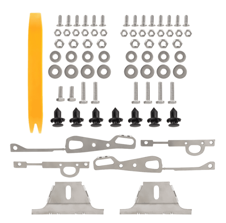 Honda Civic EK Hatchback Front & Rear Bumper Support Kit with Hardware ...