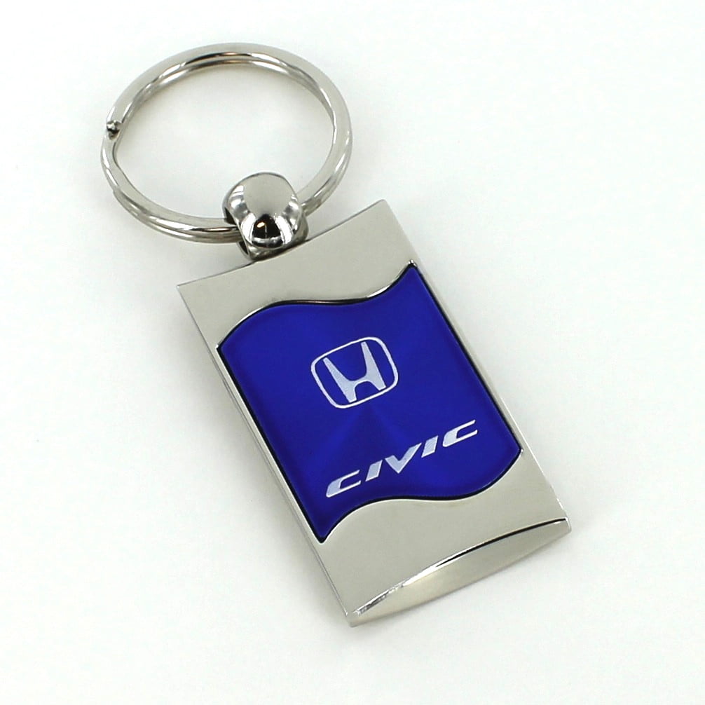 Honda Civic Keychain & Keyring - Blue Wave - Walmart.com
