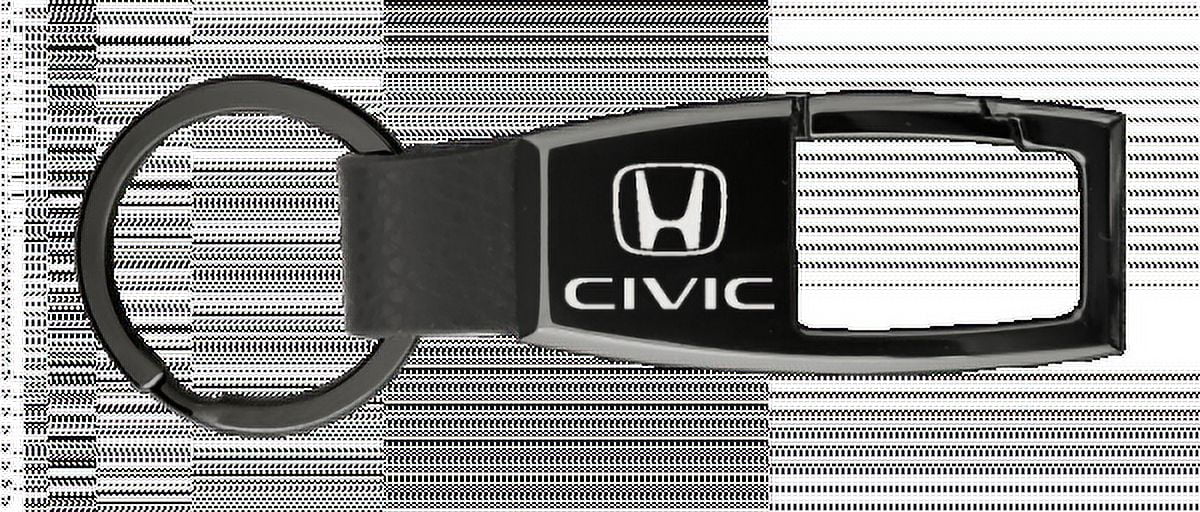 Honda Civic Premier Carabiner Black Pearl Key Chain Fob Ring Official ...
