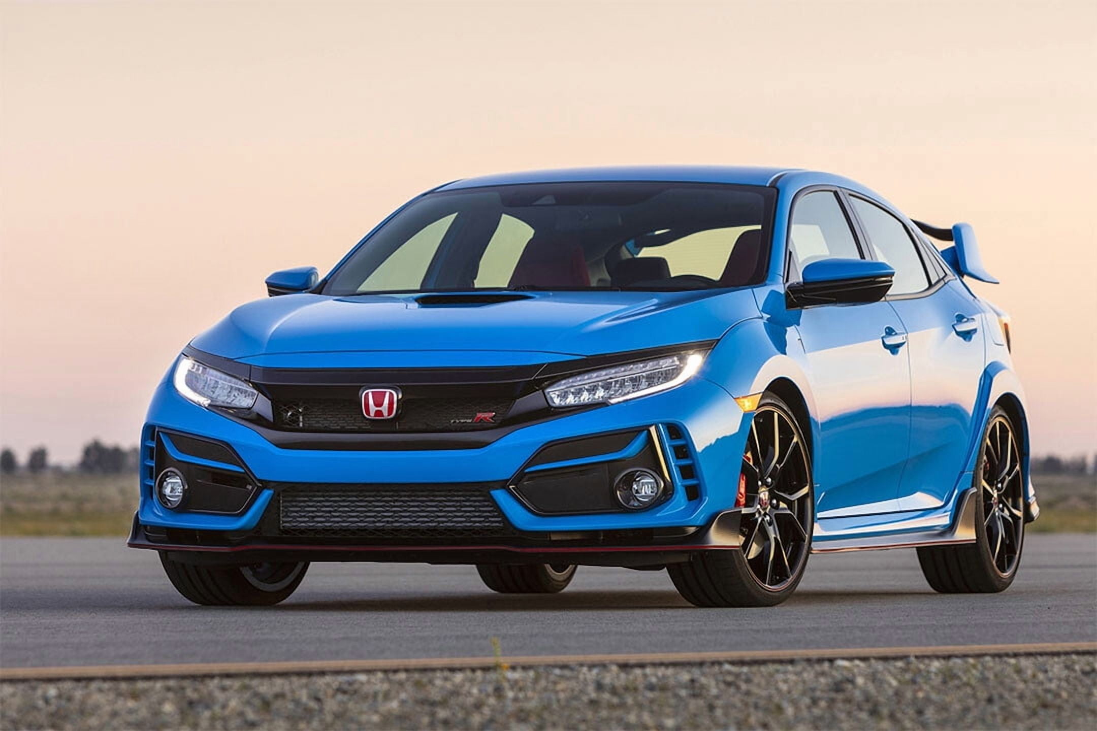 Honda Civic Type R 5-Doors Blue Vehicle Decor Wall - 12x18 Inch ...