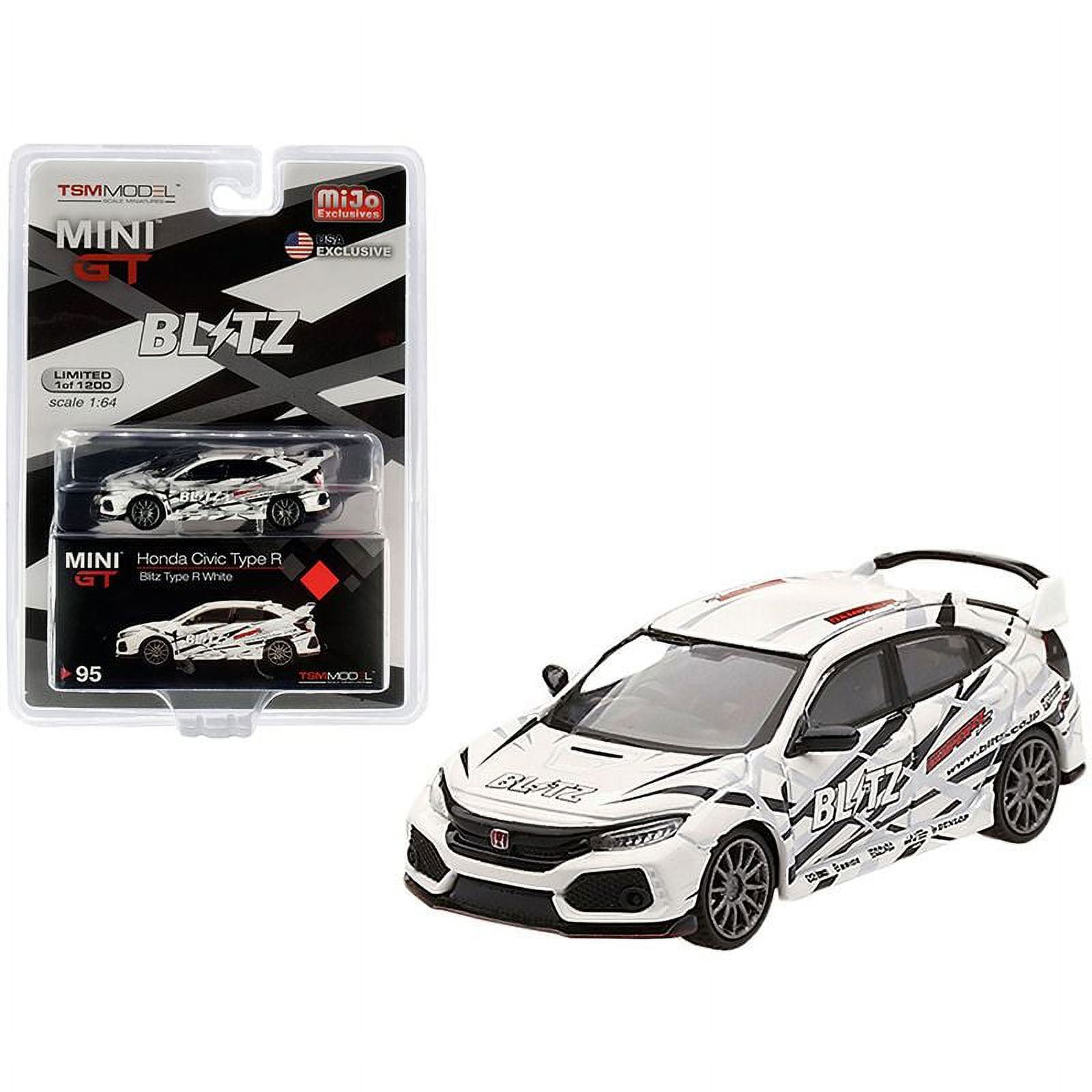 Honda Civic Type R (FK8) RHD (Right Hand Drive) White "BLITZ" Limited ...