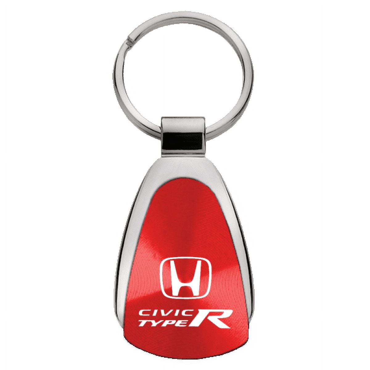 Honda Civic Type R Logo Red Teardrop Key Chain Ring Fob Official ...