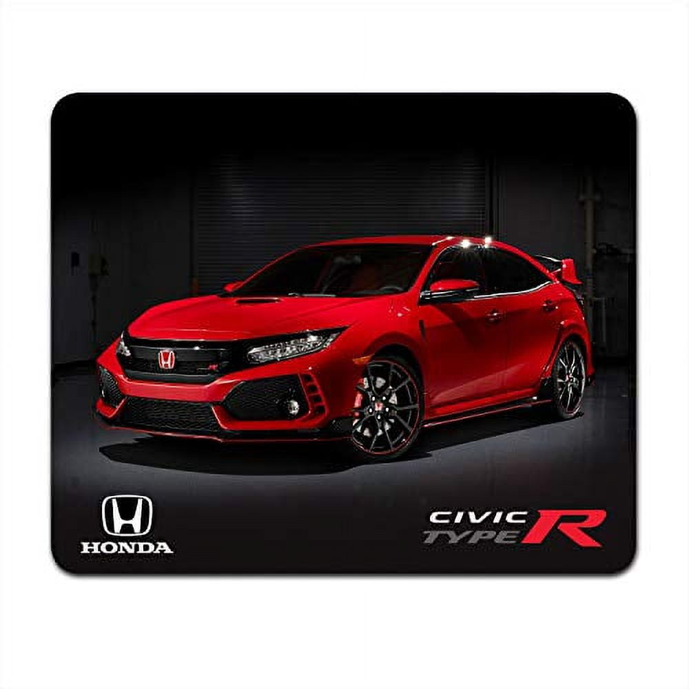 Honda Civic Type-R in Red Front 3/4 View Graphic PC Mouse Pad for ...
