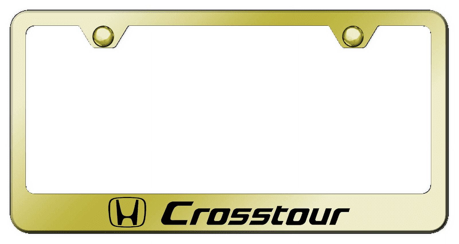 Honda Crosstour Laser Etched Logo Stainless Steel License Plate Frame ...