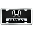 Honda Dual Logo License Plate Kit (Black) - Walmart.com
