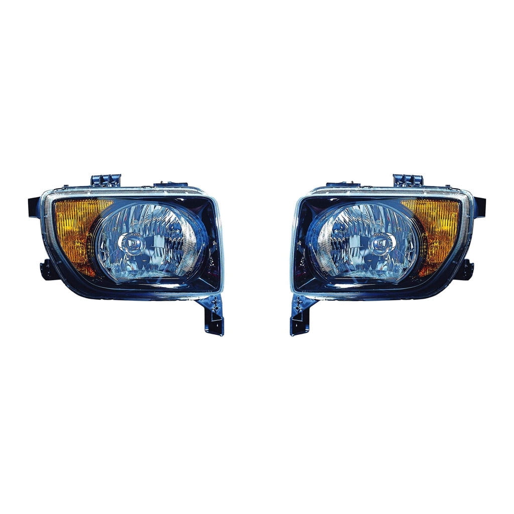 For Honda Element Headlight Assembly Unit 2007 2008 Pair Driver and ...