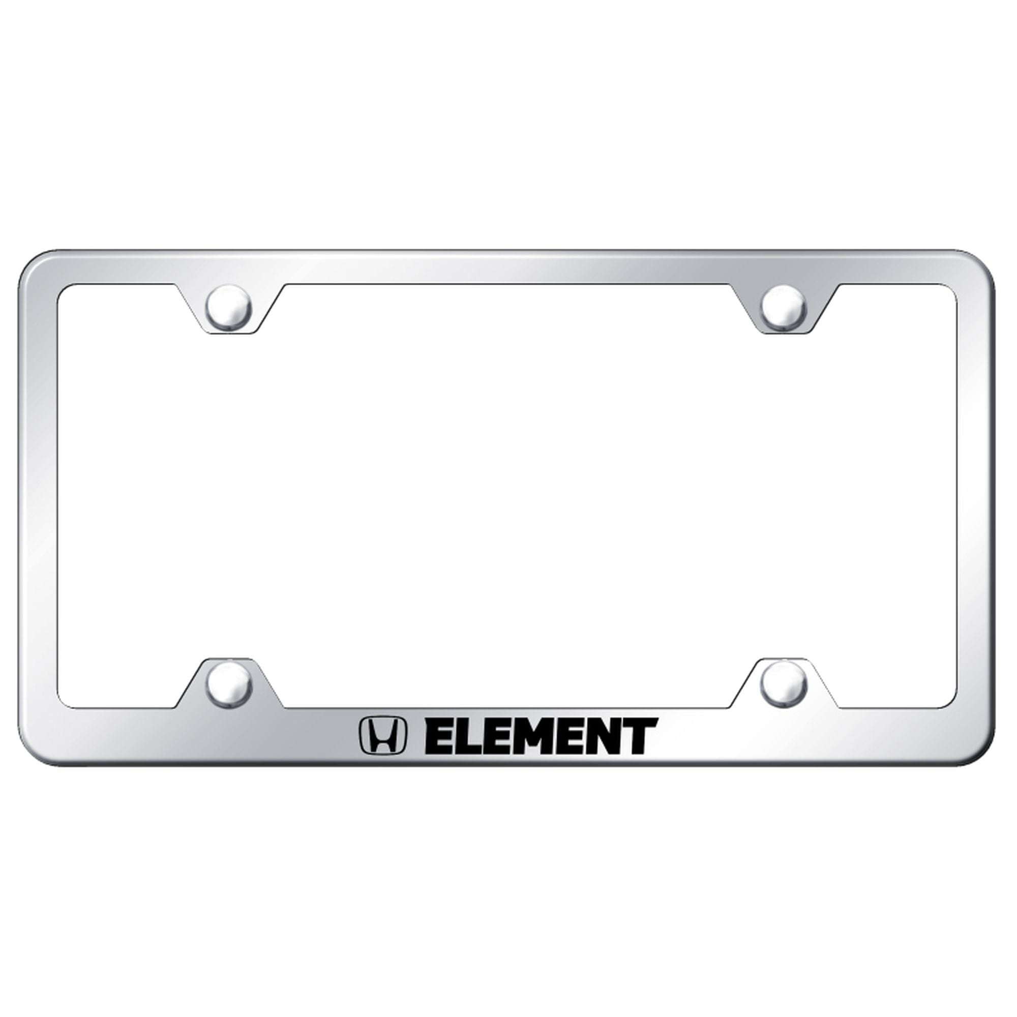 Honda Element Stainless Steel Wide Body License Plate Frame (Chrome ...