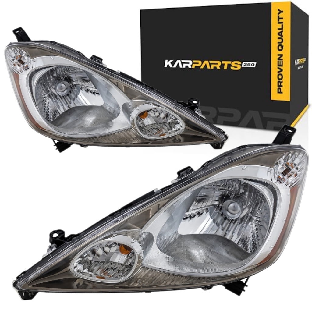 For Honda Fit 2009 2010 2011 Headlight Assembly Driver and Passenger ...