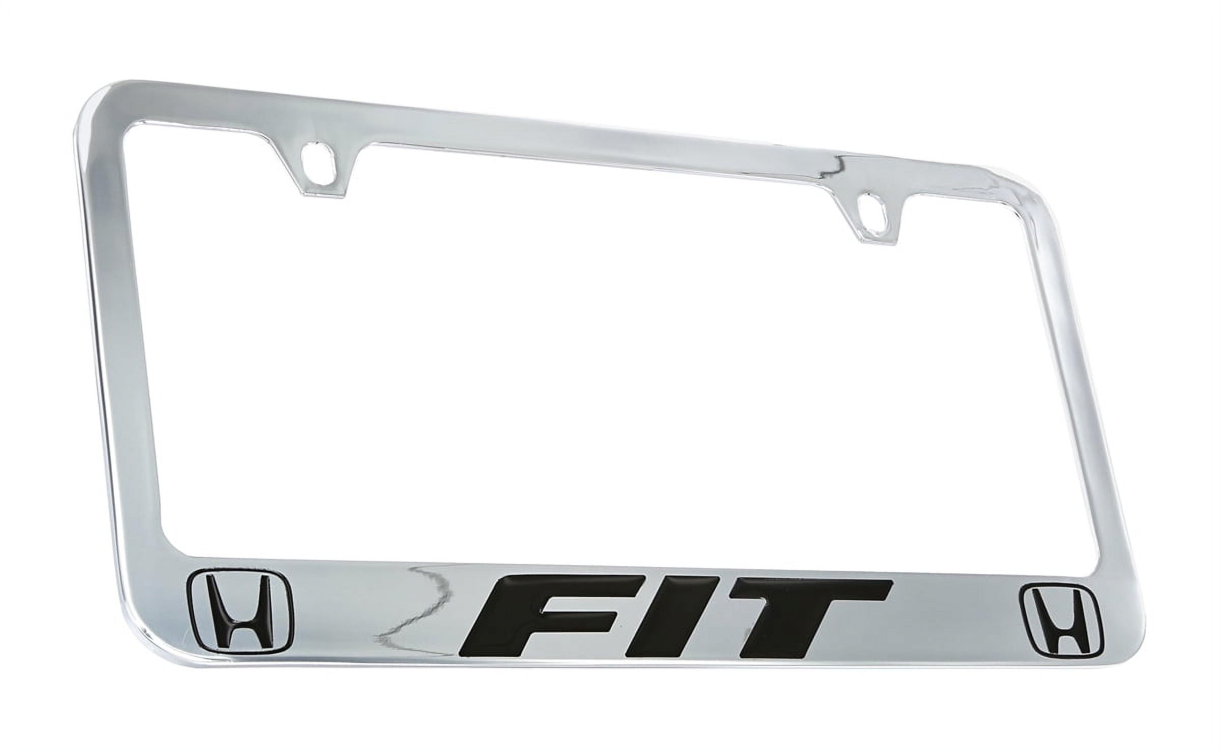 Honda Fit Chrome Plated Zinc License Plate Frame Holder - Walmart.com