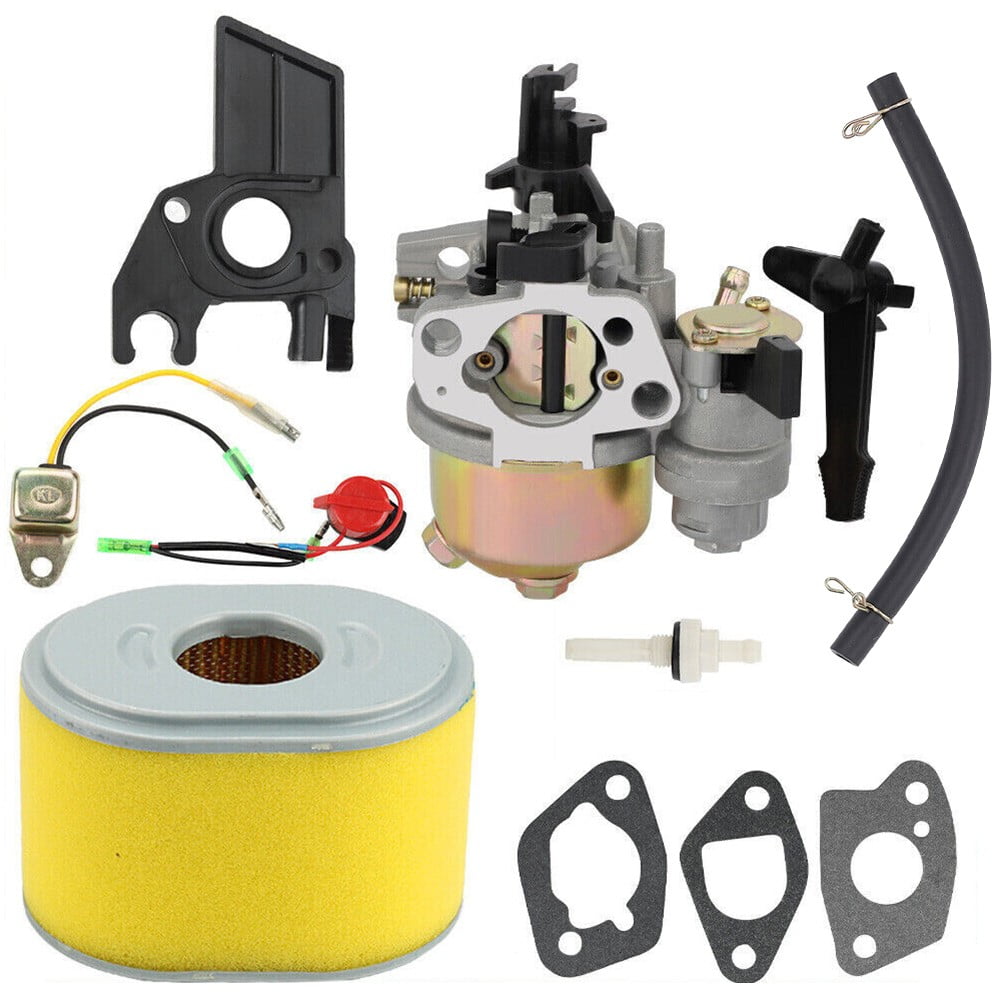 Honda GX120 GX160 GX200 168F Lawn Mower Carburetor Air Filter Kit with ...