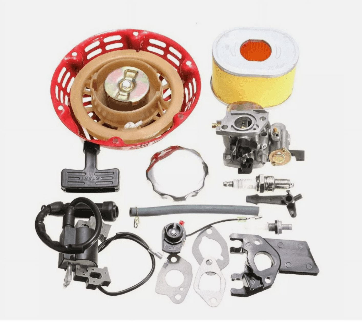 Honda GX200 GX140 GX160 Service Kit Carburetor Plug Ignition Coil ...