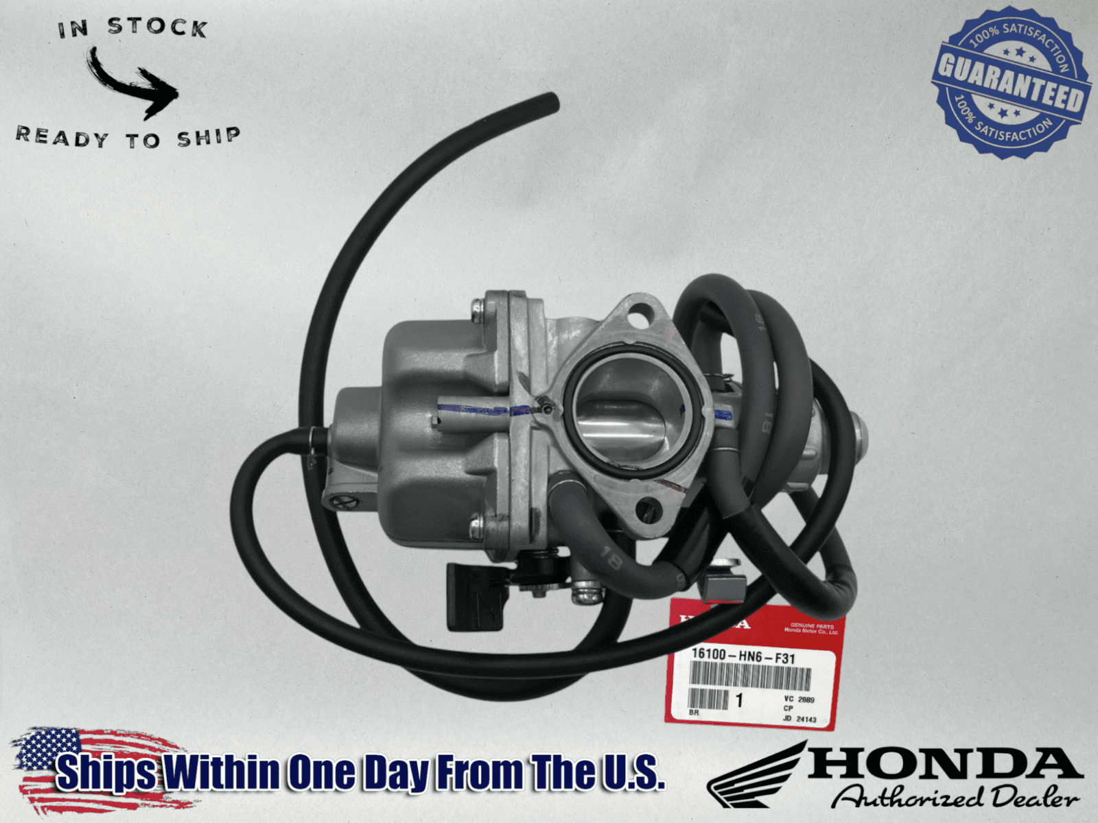 Honda Genuine OEM 16-23 TRX 250X CARBURETOR KEIHIN CARB TRX250 16100 ...