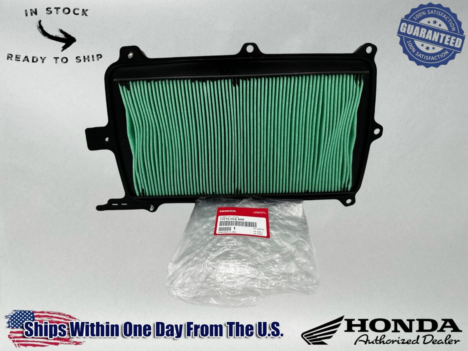 Honda Genuine OEM Authentic Air Filter 17215-HL6-AA0 - Walmart.com