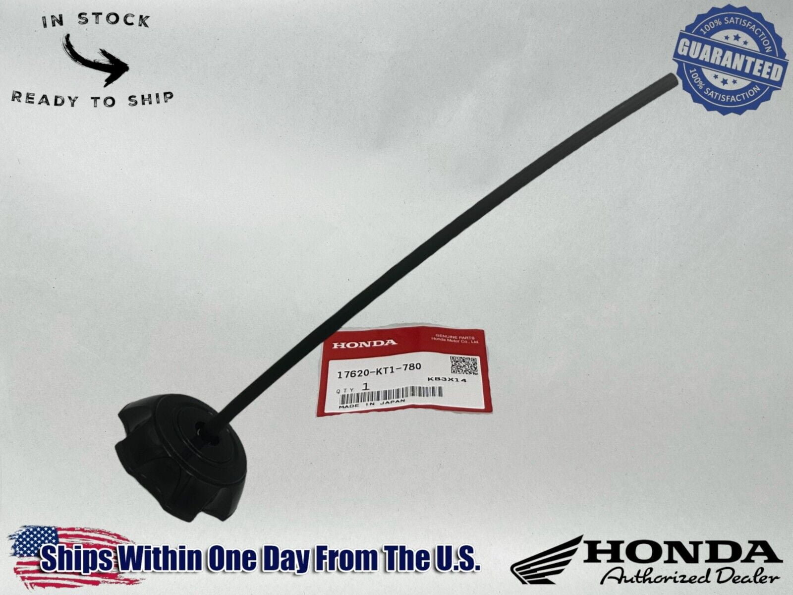 Honda Genuine OEM Authentic Fuel Tank Cap Assembly 17620-KT1-780 ...