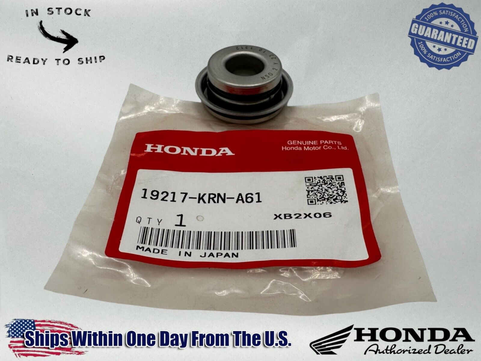 Honda Genuine OEM Authentic Mechanical Seal 19217-KRN-A61 - Walmart.com