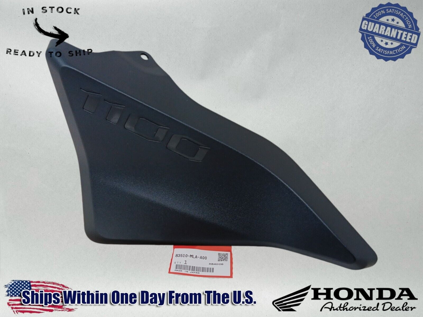 Honda Genuine OEM Authentic Right Side Cover Fender 83510-MLA-A00 ...