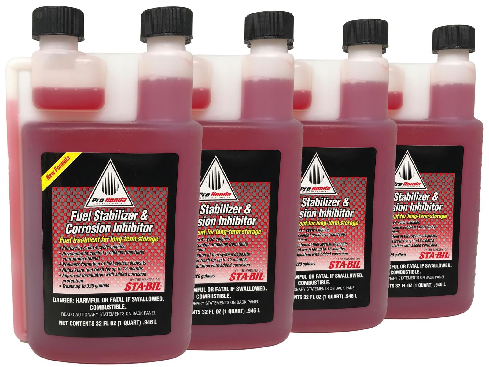 Honda Genuine OEM Fuel Stabilizer & Corrosion Inhibitor 08732-3200 - 4 ...