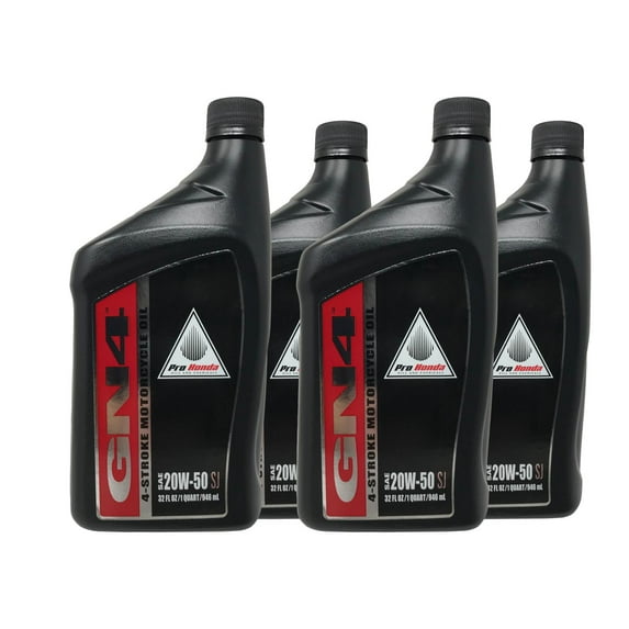 Honda Genuine OEM GN4 20W50 Motorcycle Oil 08C35-A251M01 - 4 Pack ...