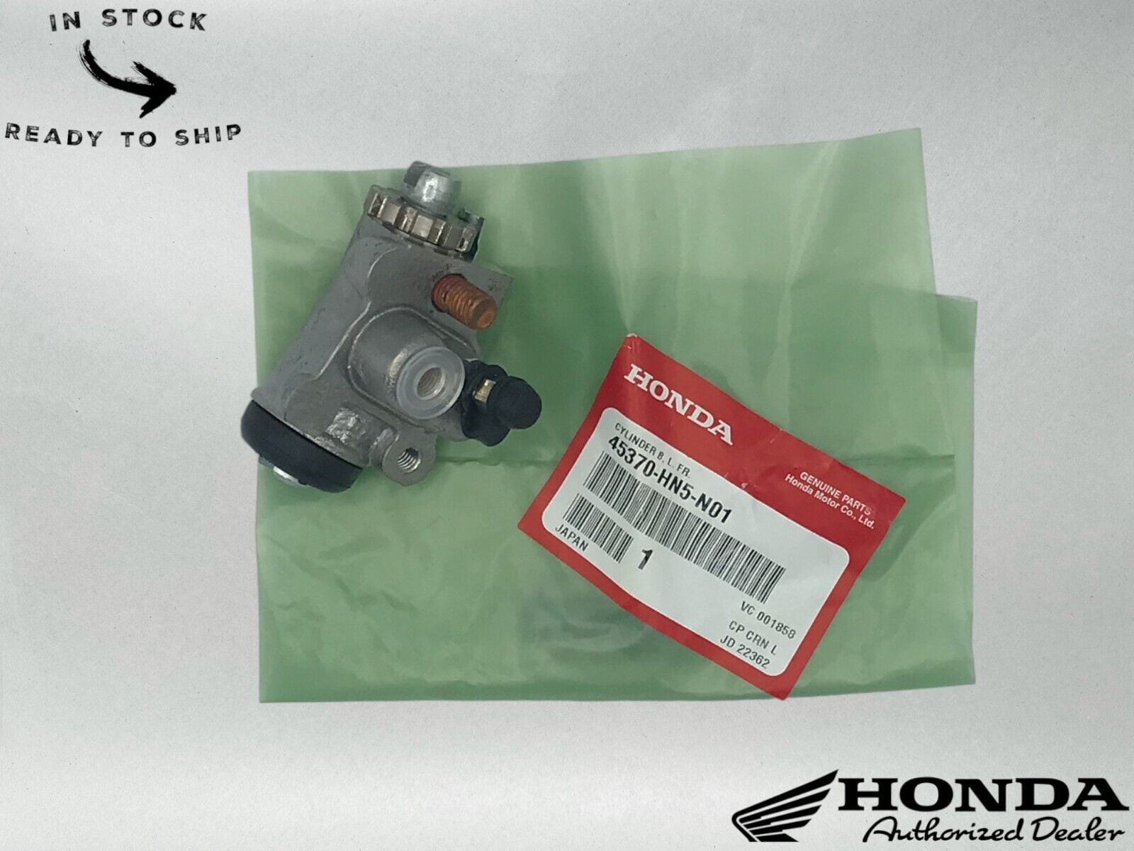 Honda Genuine OEM Left Front Wheel Cylinder 45370-HN5-N01 - Walmart.com