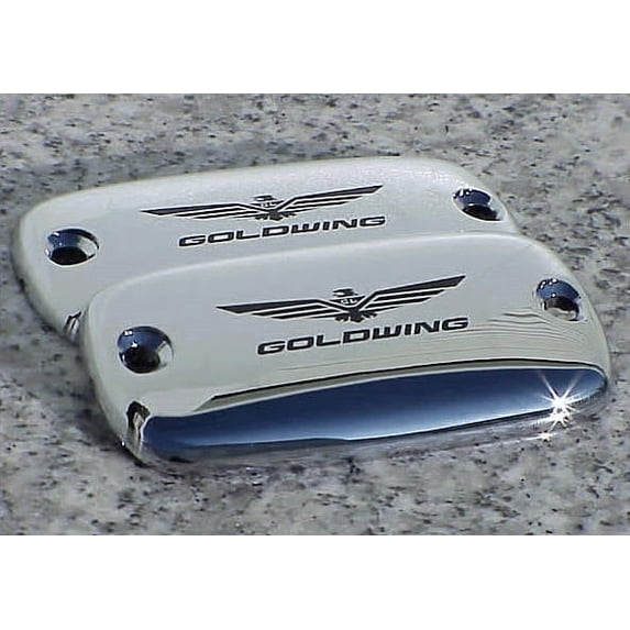Honda Gold Wing GoldWing GL 1500 1800 CHROME FLUID CAPS - Walmart.com