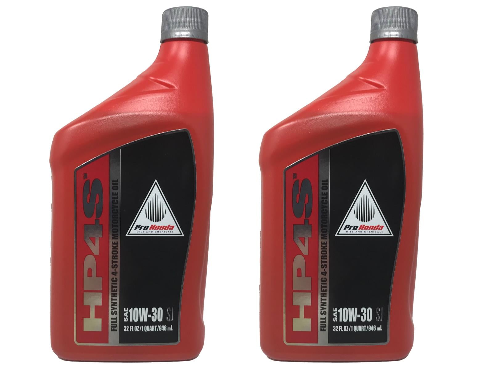 Honda HP4S 10W30 Full Synthetic 4 Stroke Motorcycle ATV Motor Oil 2 ...