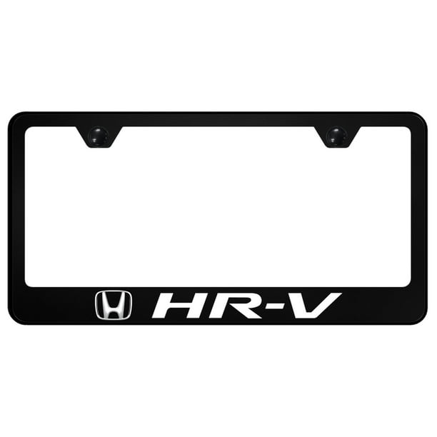 Honda HR-V UV Print Polycarbonate License Plate Frame (Black) - Walmart ...