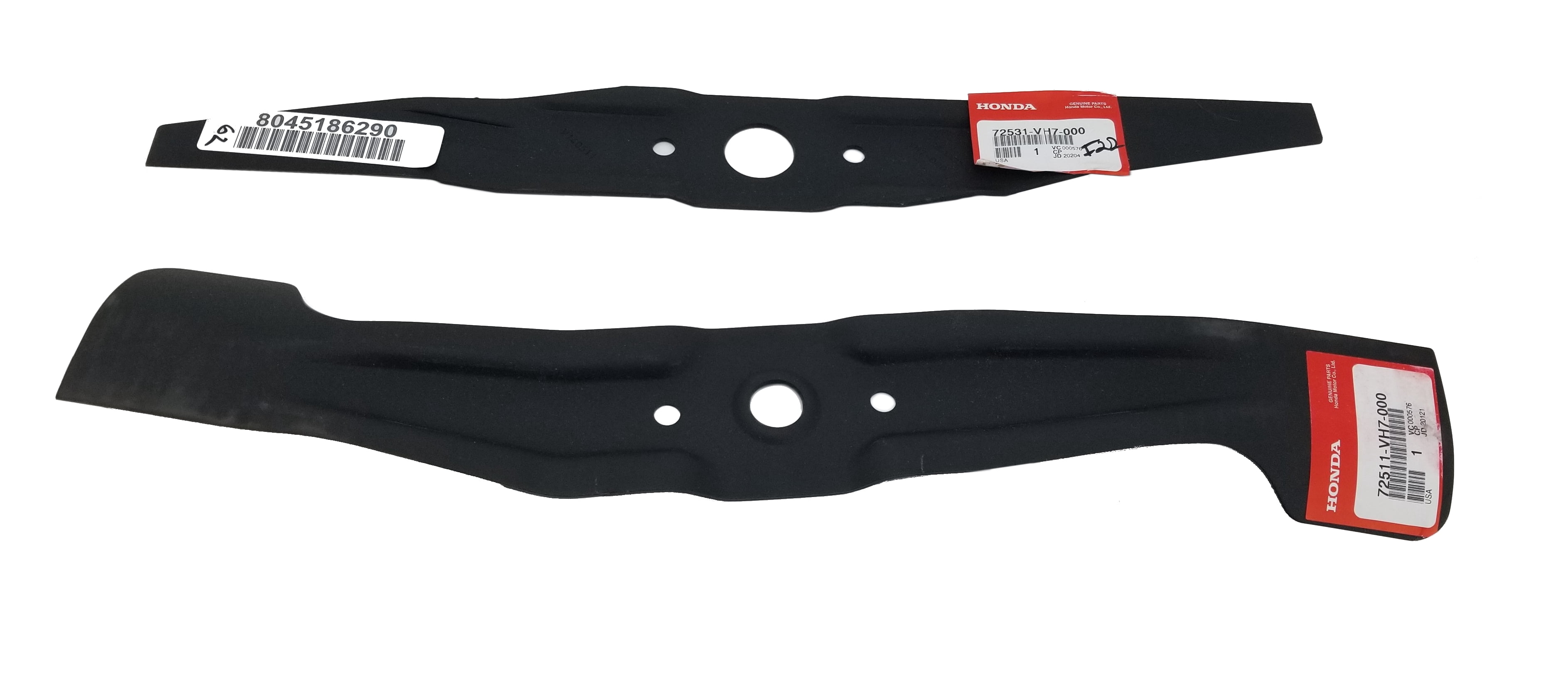 Honda HRX Blade Kit, (1) 72511-VH7-000 Blade & (1) 72531-VH7-000 Blade ...