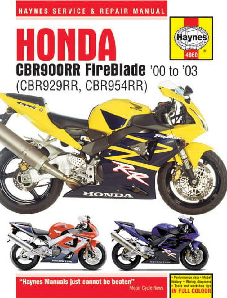 CLYMER M4060 Honda , Haynes Manual - Walmart.com