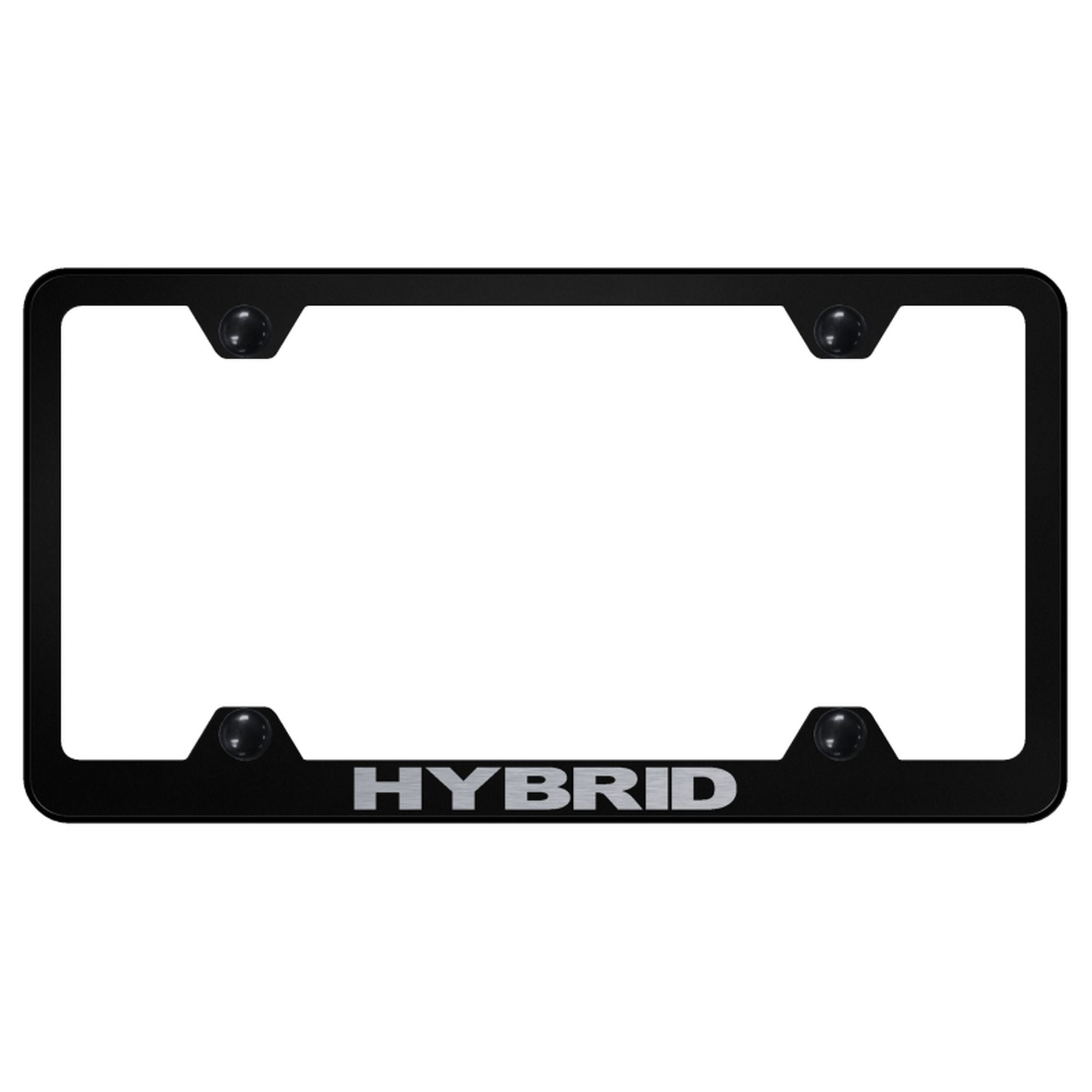 Honda Hybrid Laser Etched Stainless Steel Wide Body License Plate Frame ...
