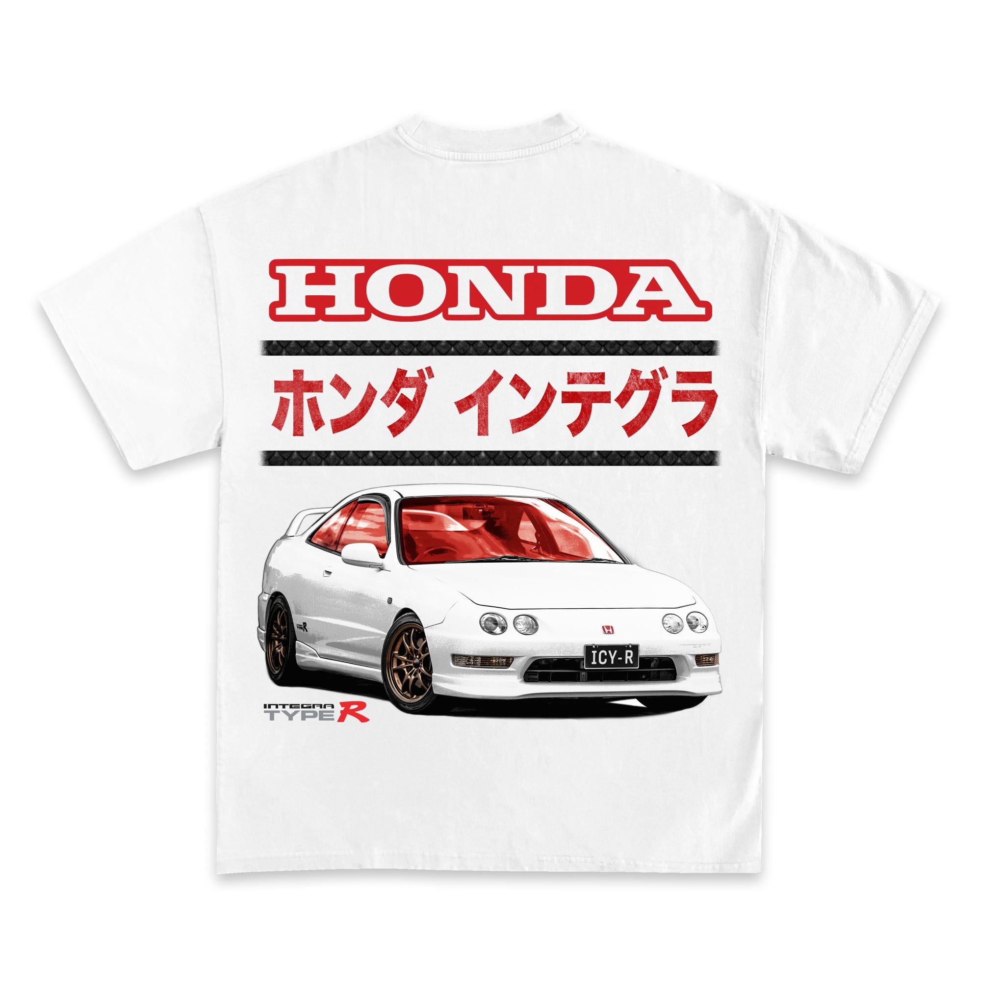 HONDA INTEGRA TYPE R JDM RACING GRAPHIC T-SHIRT_1 - Walmart.com