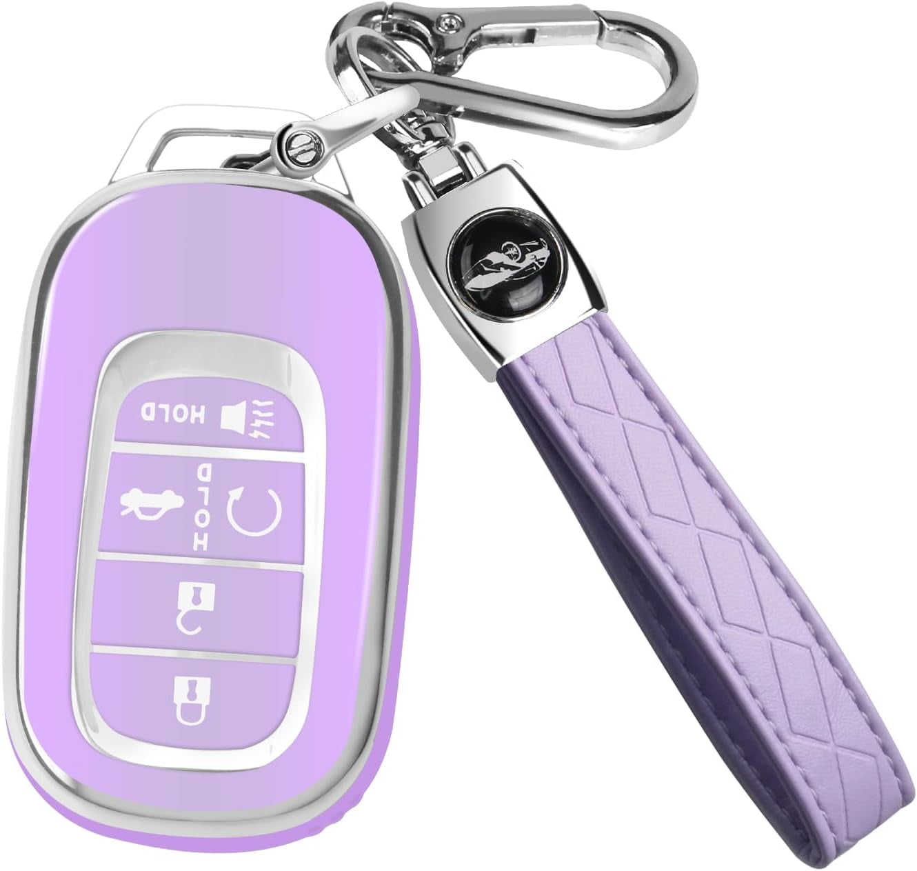 for Honda Key fob Cover with Keychain,Car Key Case Protector Compatible ...