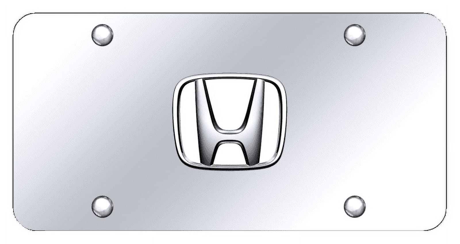 Honda Logo License Plate (Chrome) - Walmart.com