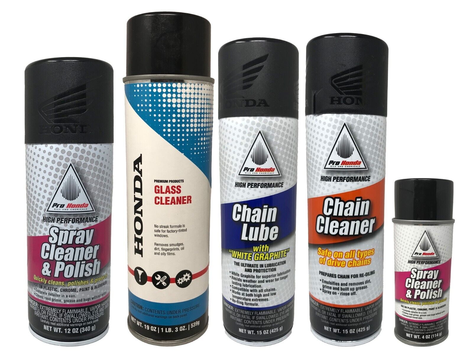 Honda Motorcycle Chemical Maintenance Kit With 5 Cans Total Lube ...