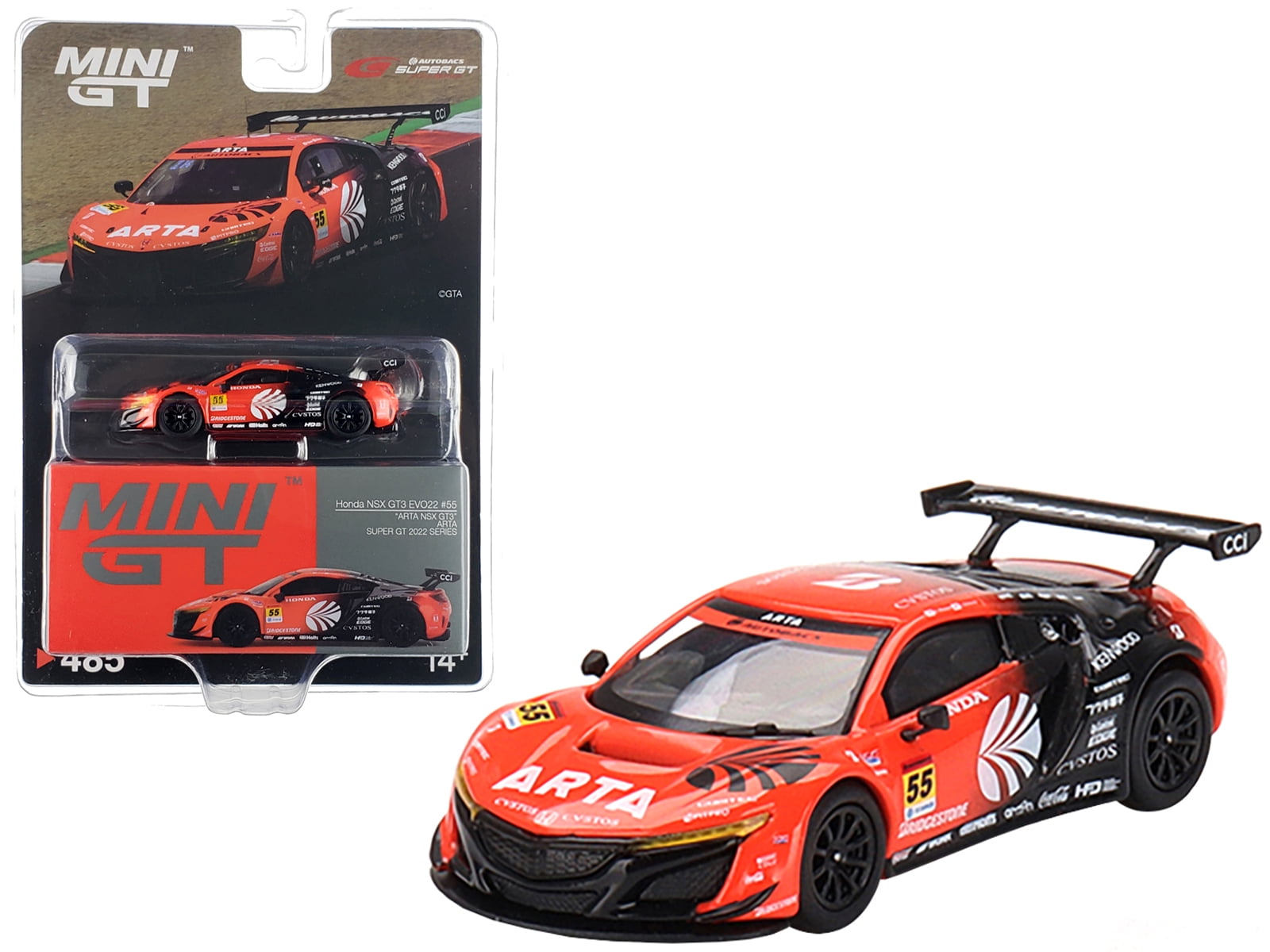 Honda NSX GT3 EVO22 #55 Hideki Mutoh - Iori Kimura "ARTA" Super GT ...