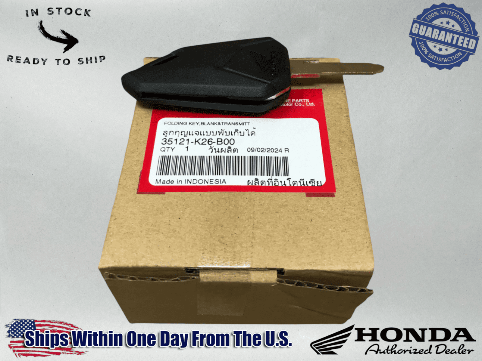 Honda OEM 17 - 20 GROM MXS 125 IGNITION SWITCH FOLDING KEY BLANK 35121 ...