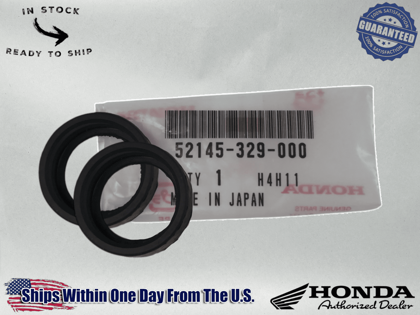 Honda OEM CB350 CL350 CB77 CB72 SWINGARM RUBBER DUST SEAL 52145-329-000 ...