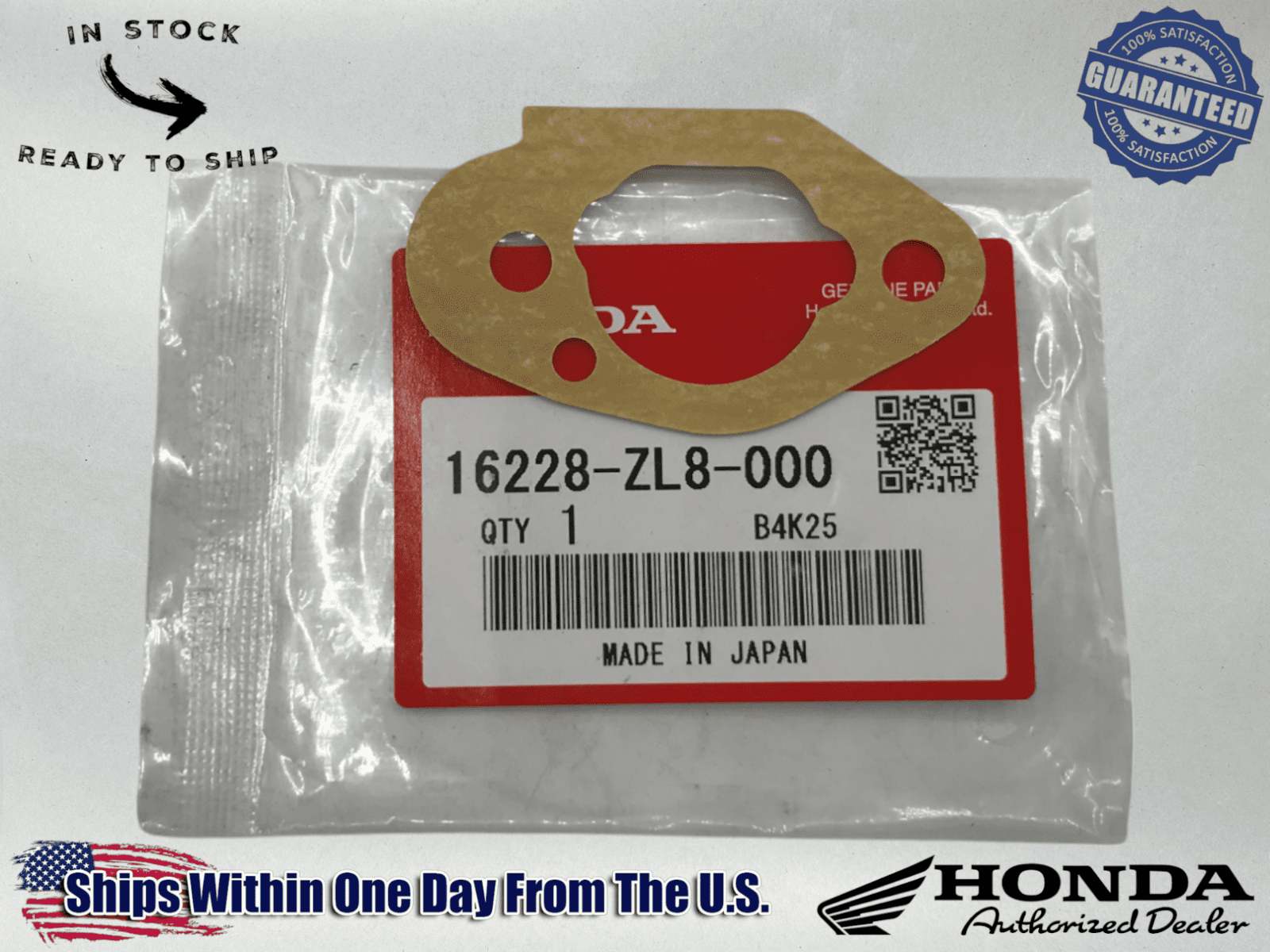 Honda OEM Carb & Gasket HRR216 HRX217 GCV160 GXV190 16228ZL8000-16228 ...