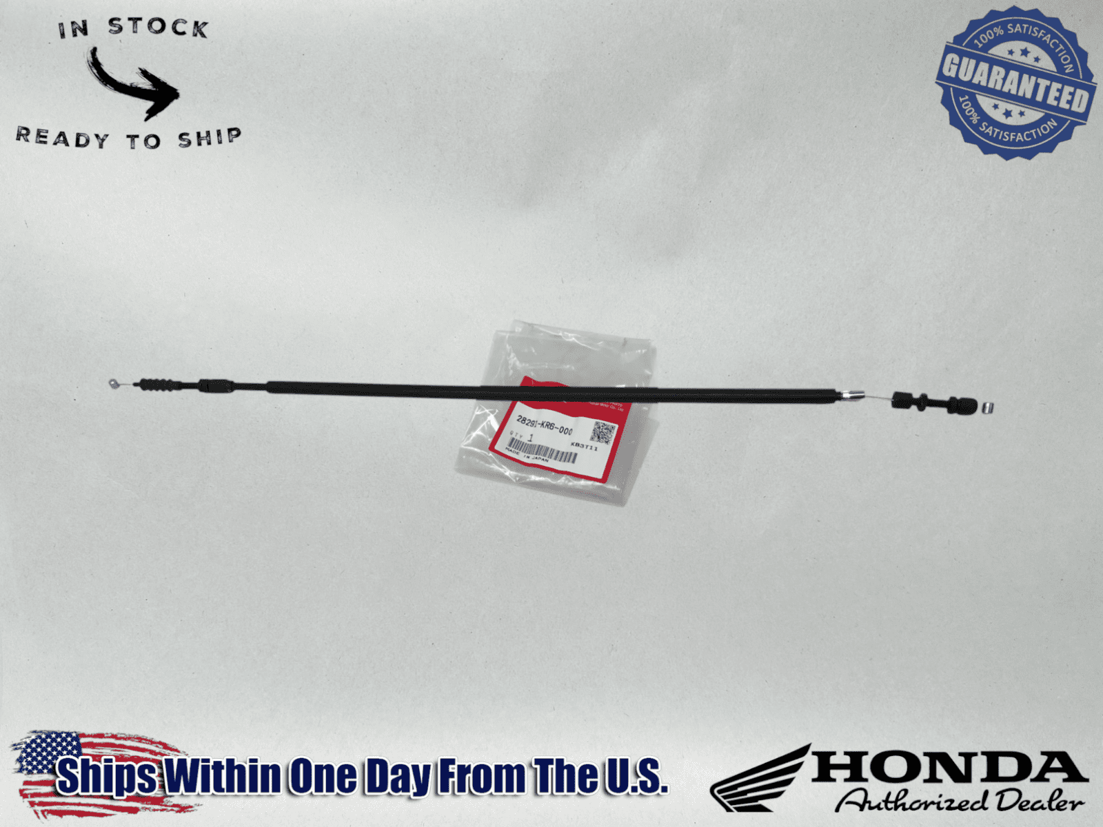 Honda OEM Decompression Cable XL250R 86-87, XR250L 91-96, 28291-KR6-000 ...