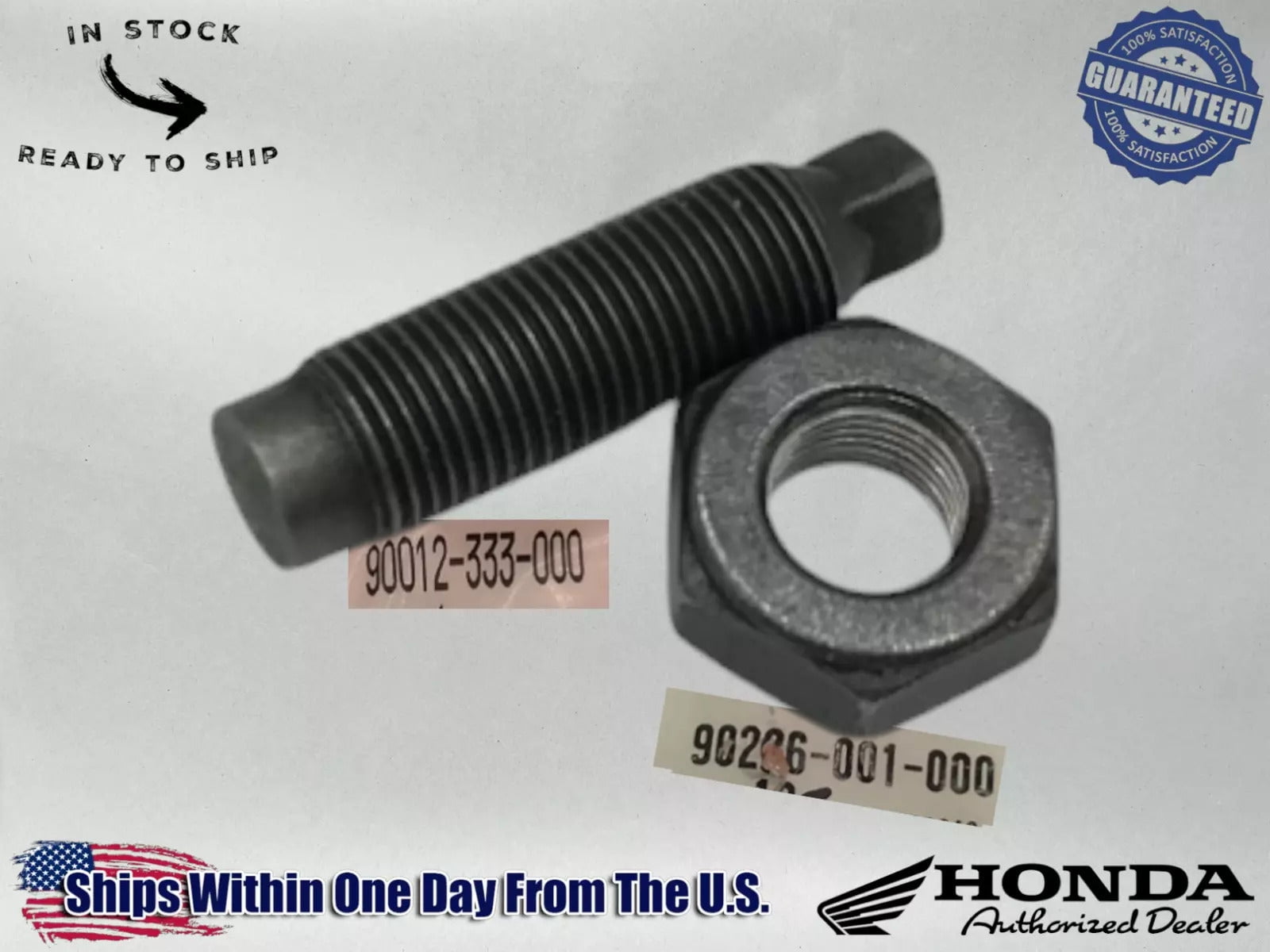 Honda OEM Z50 CT70 CT90 XR100 TAPPET SCREW AND NUT 90012-333-000 ...