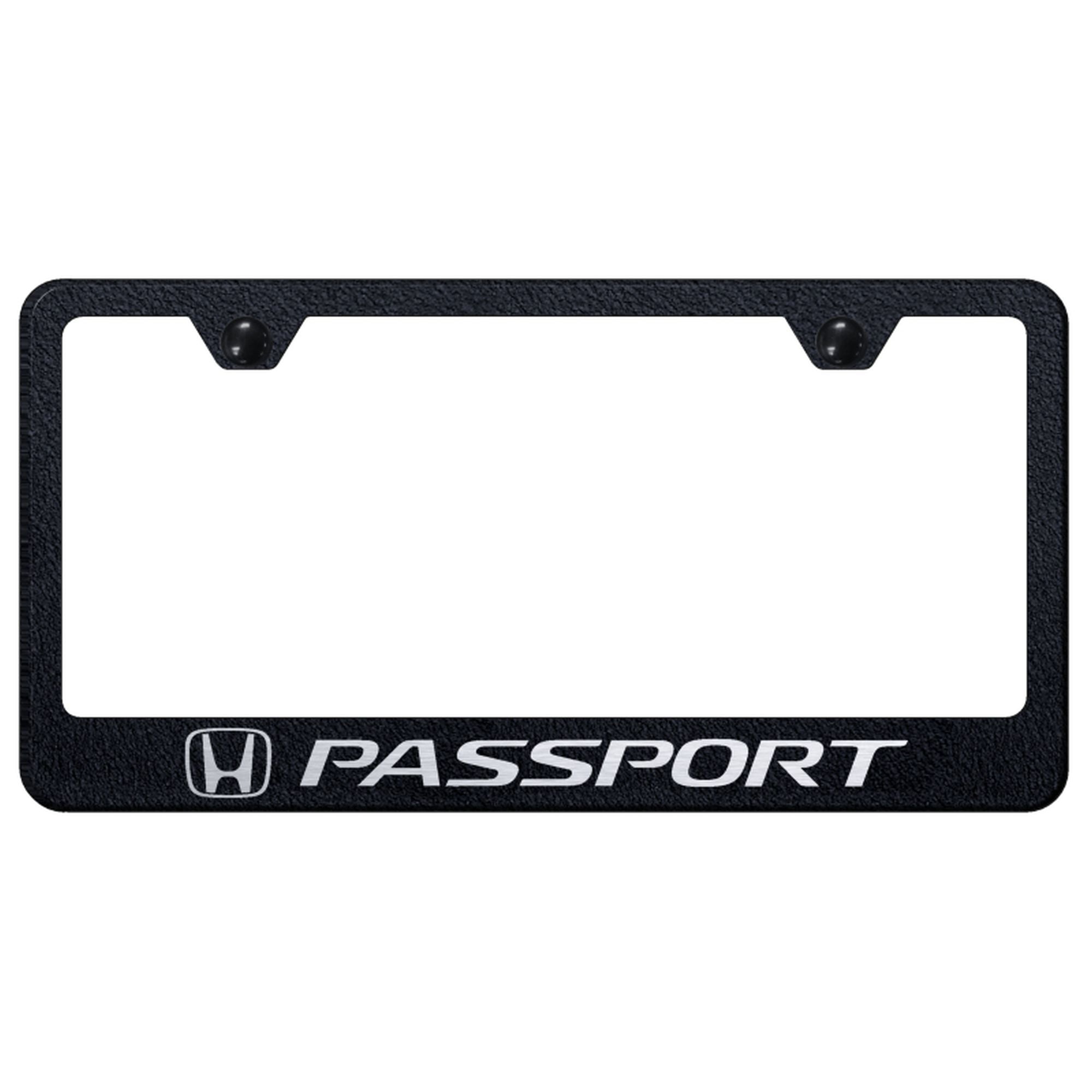 Honda Passport Laser Etched Logo Stainless Steel License Plate Frame ...