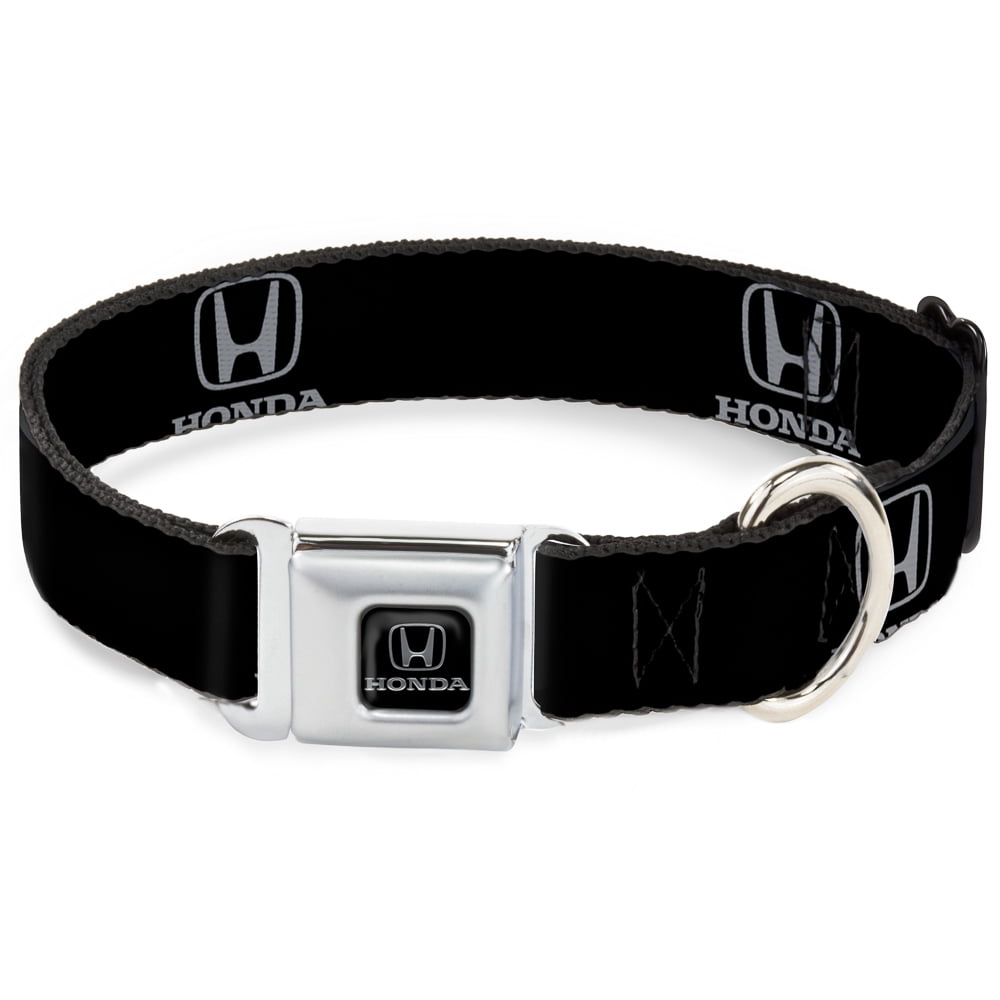 Honda Pet Collar, Dog Collar Metal Seatbelt Buckle, Honda Logo Black ...