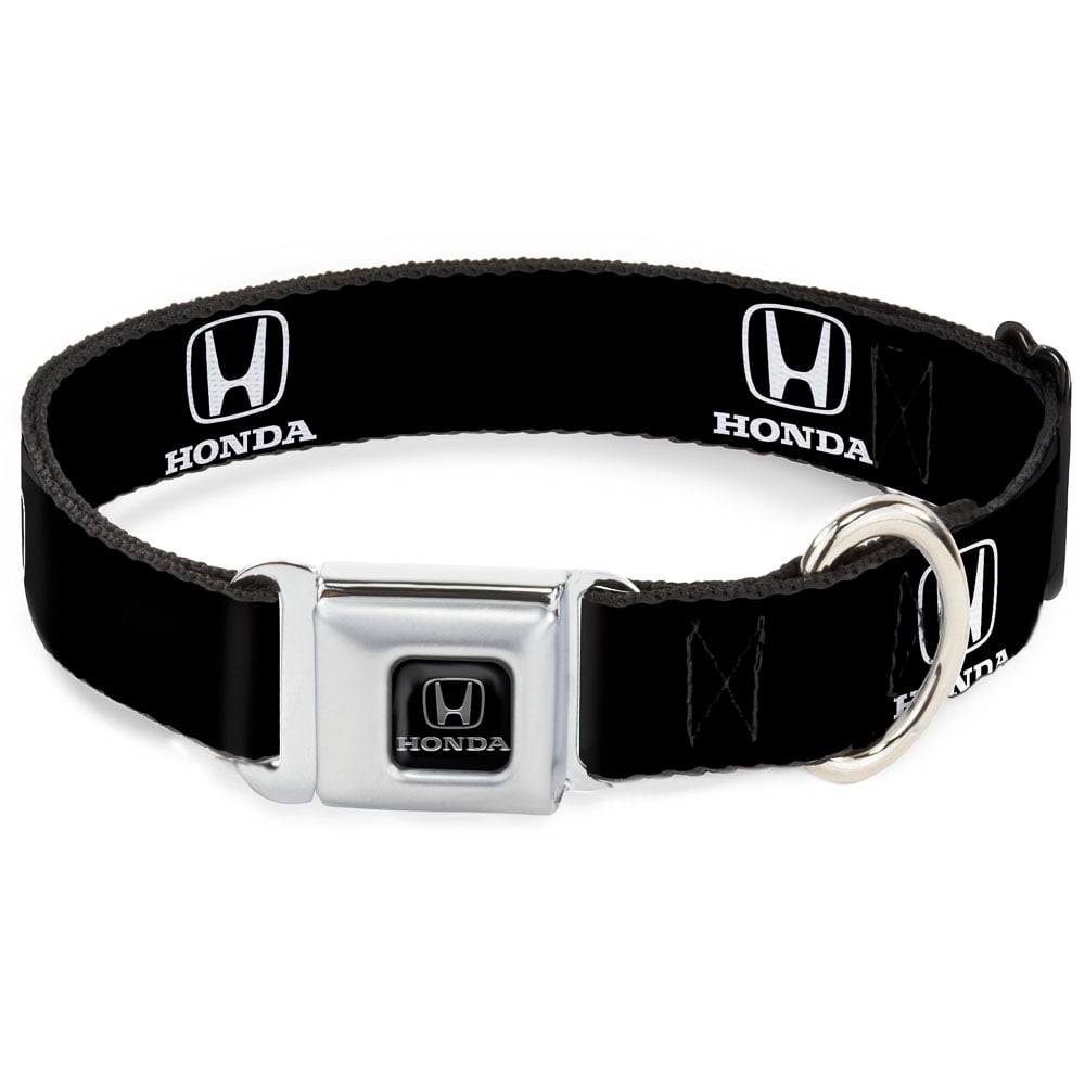 Honda Pet Collar, Dog Collar Metal Seatbelt Buckle, Honda Logo Black ...