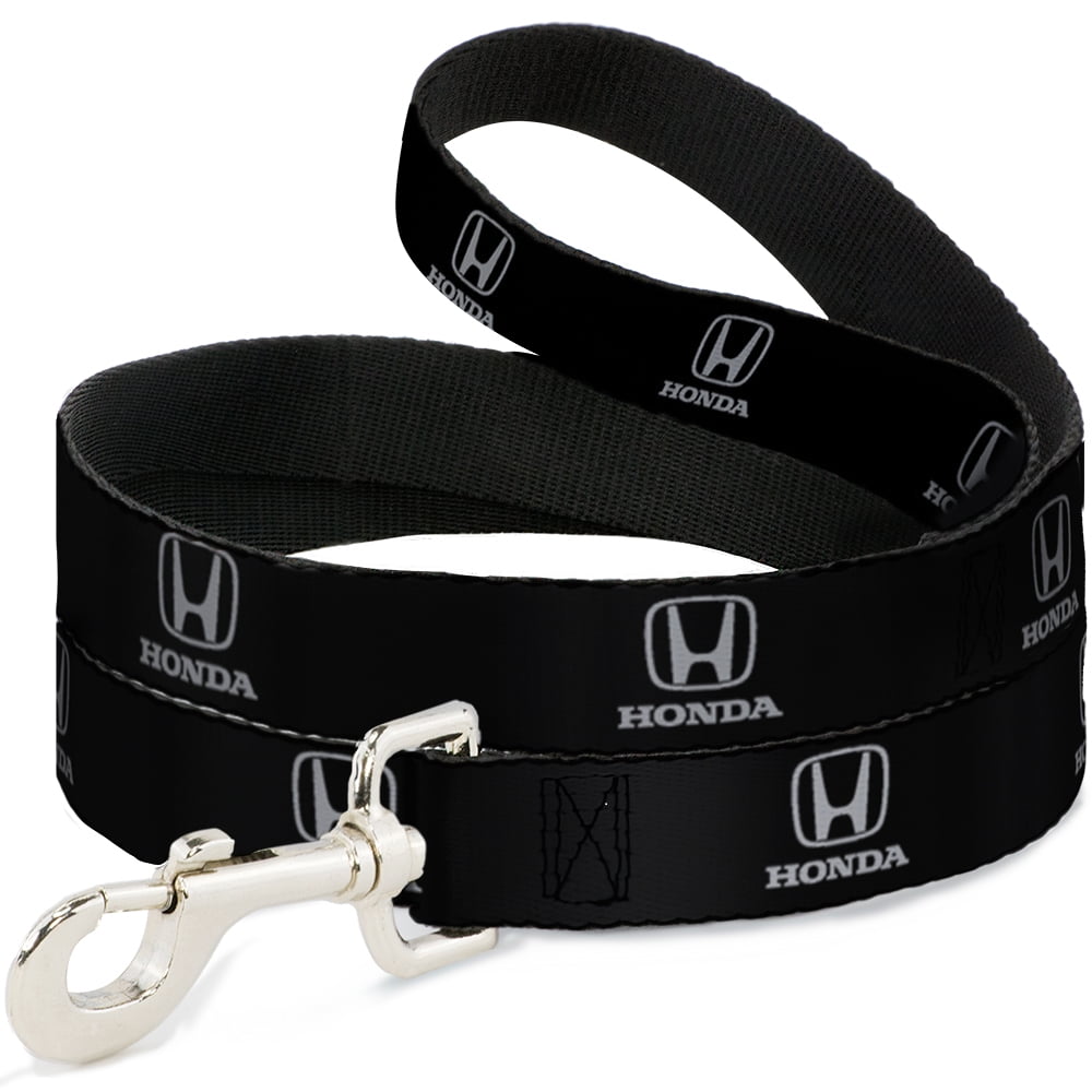 Honda Pet Leash, Dog Leash, Honda Logo Black Silver, 6 Feet Long 1.0 ...