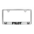 Honda Pilot Chrome Plated Metal License Plate Frame Holder - Walmart.com