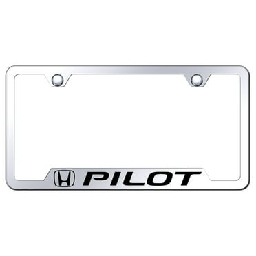 Honda Dual Logo License Plate Kit (Black) - Walmart.com