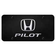 Honda Dual Logo License Plate Kit (Black) - Walmart.com