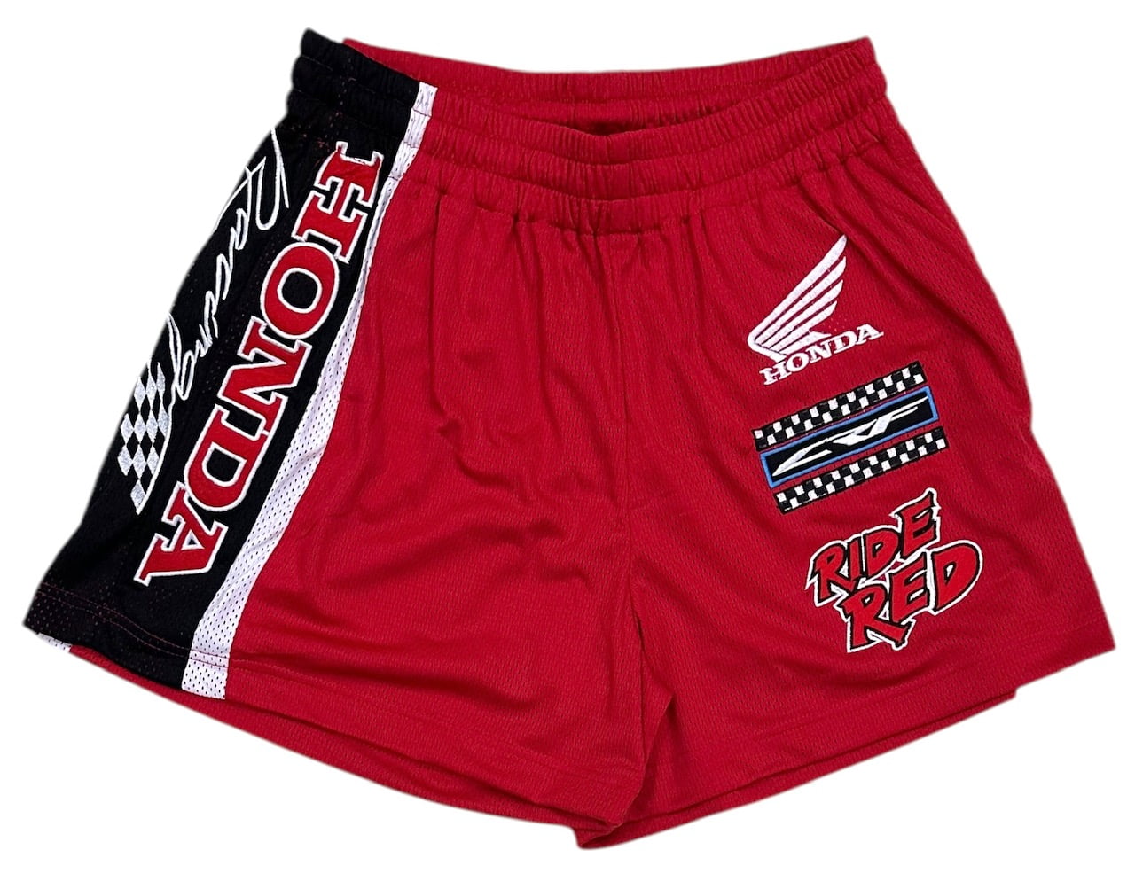Honda Racing Men's Sport Mesh Red Shorts by Urban Outfitters (Small ...