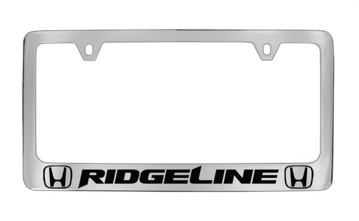 Honda Ridgeline Chrome Plated Zinc License Plate Frame Holder - Walmart.com