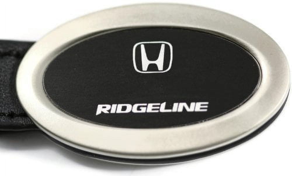 Honda Ridgeline Keychain & Keyring - Black Leather Oval - Walmart.com