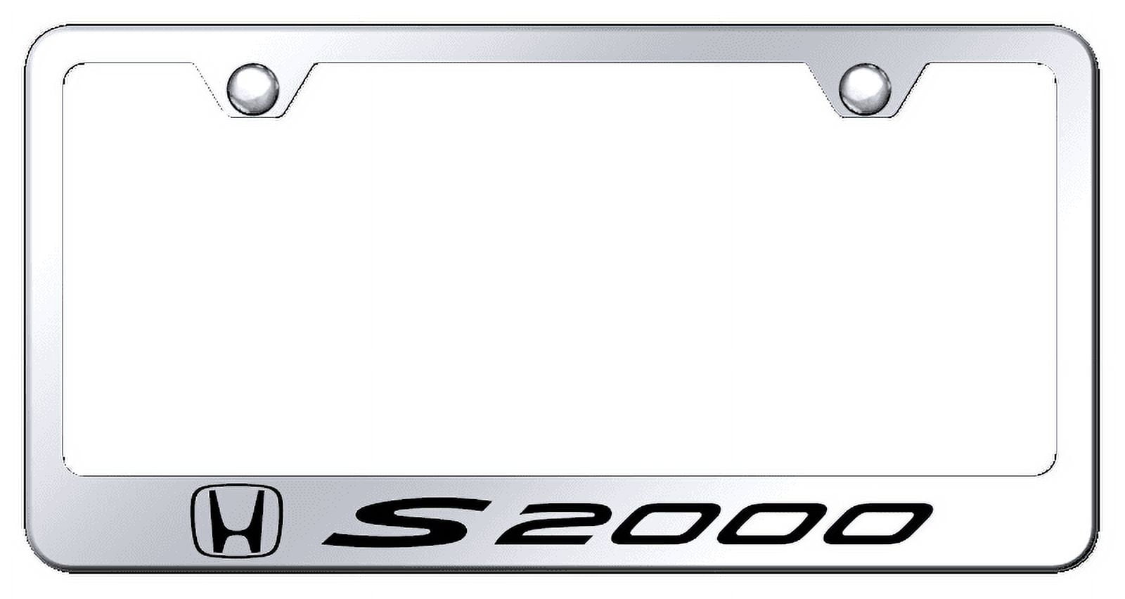 Honda S2000 Laser Etched Logo Stainless Steel License Plate Frame ...